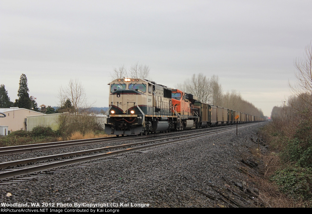 BNSF 9624 at Woodland, WA